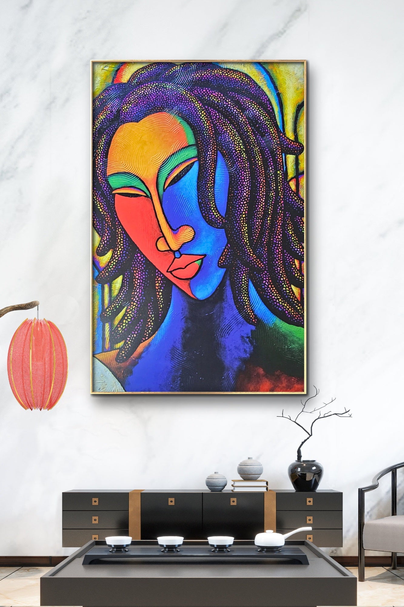 Colored Girl #17 | Lithograph Print | Art Print | LaShunBeal.com
