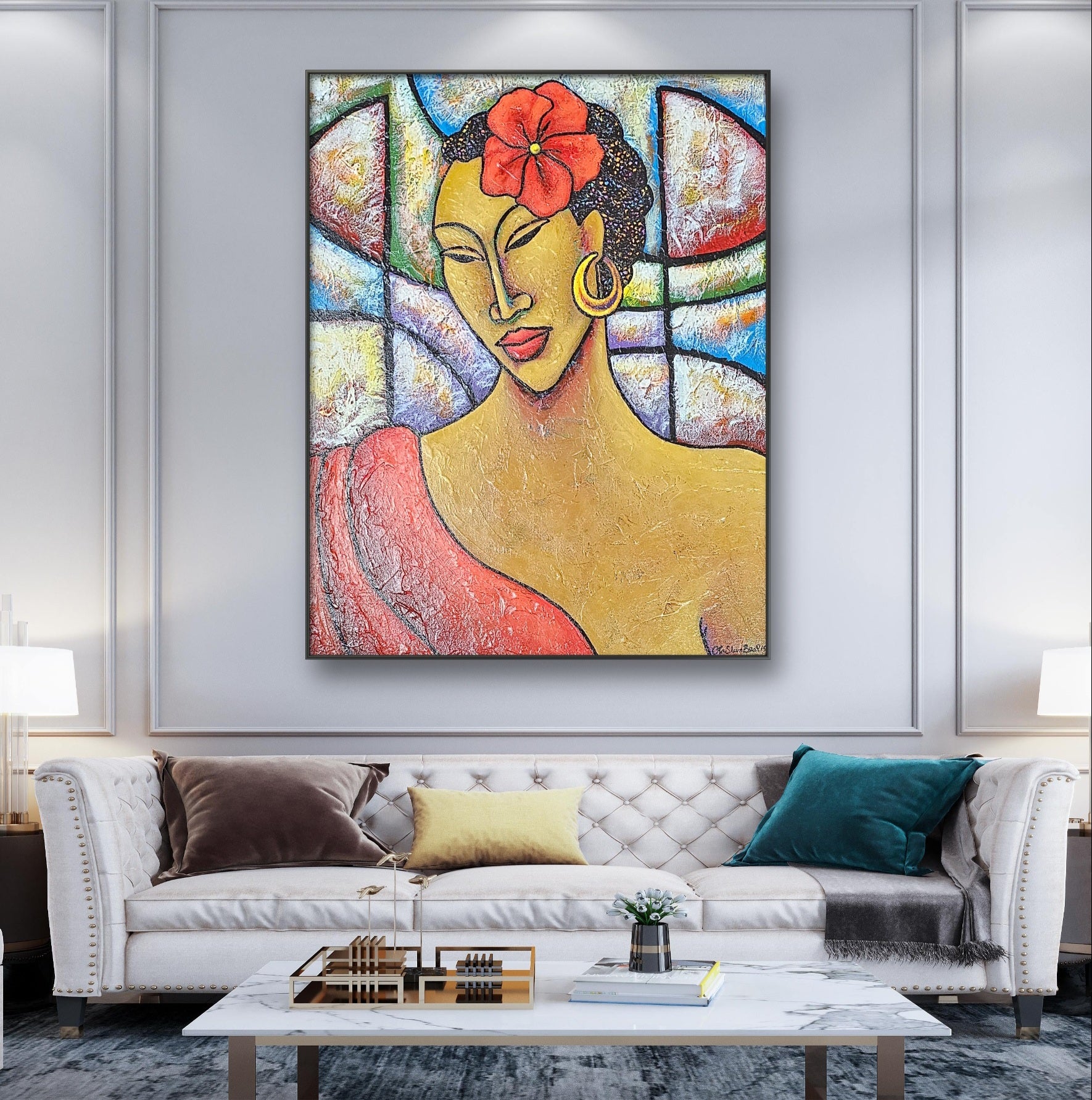 So Beautiful #11 | Canvas Giclee | Art Print | LaShunBeal.com