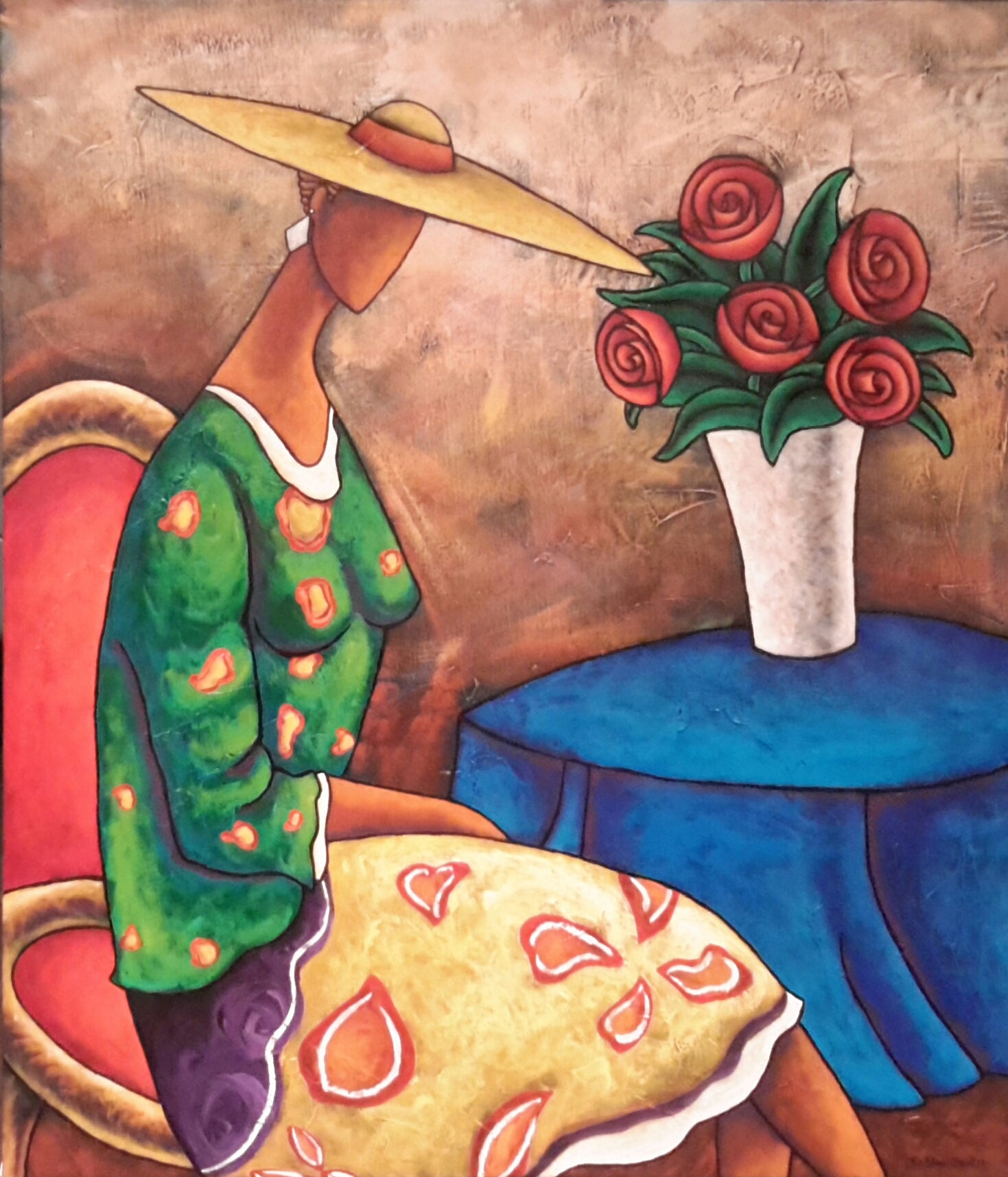 Sitting Pretty Lithograph Print | Art Print | LaShunBeal.com