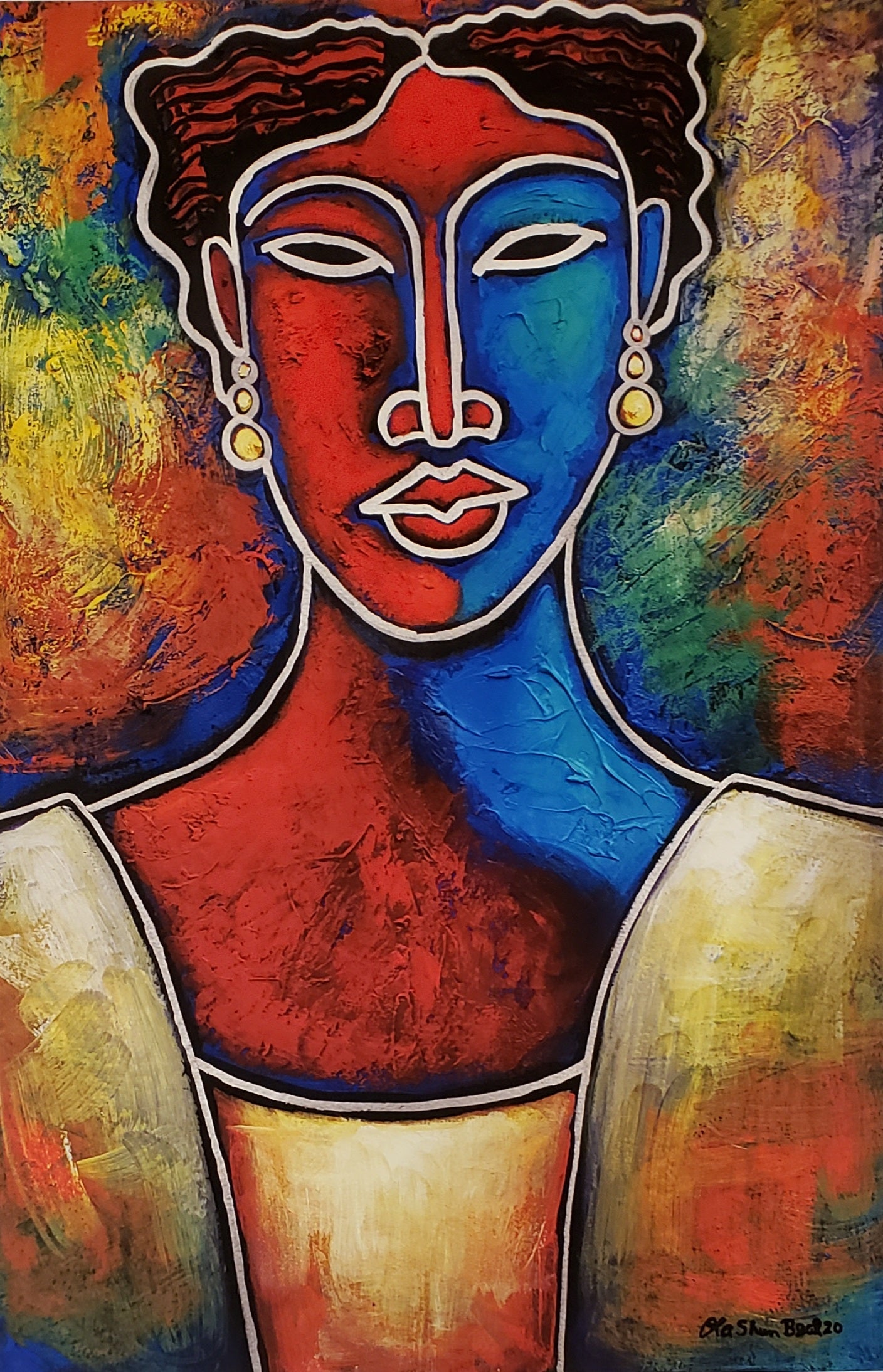 The Beautiful One #4 | Canvas Giclee | Art Print | LaShunBeal.com